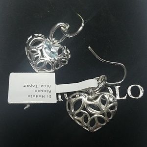 DI MODOLO | Jewelry | Di Modolo Sterling Silver Blue Topaz Drop ...